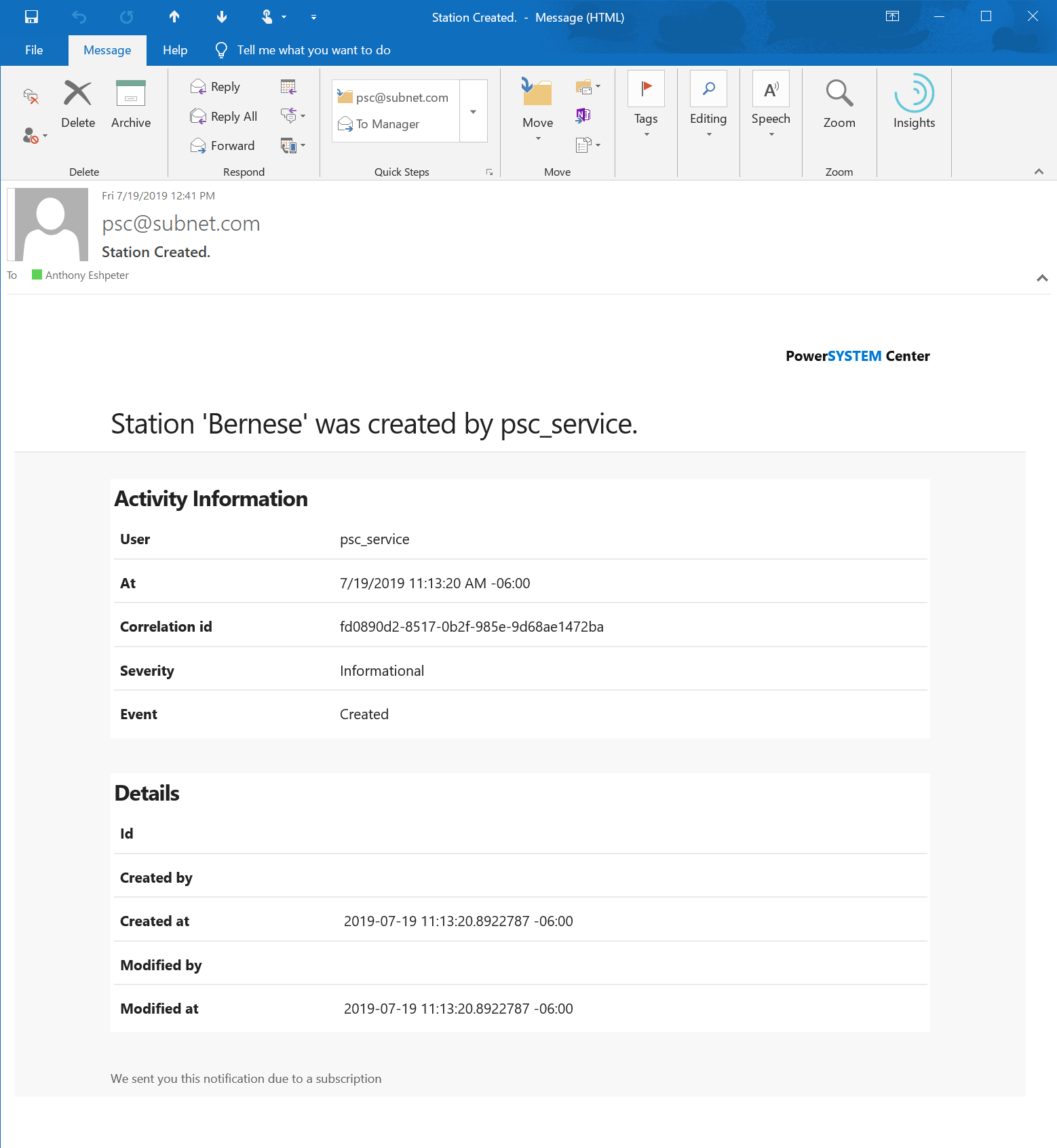 SUBNET PowerSYSTEM Center - SUBNET Solutions Inc.
